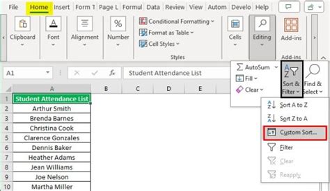 Alphabetize In Excel Top 2 Method Example How To Alphbetize