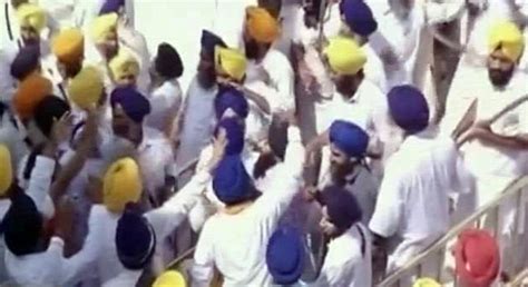Op Bluestar Anniv 12 Injured As Sikhs Clash Inside Golden Temple