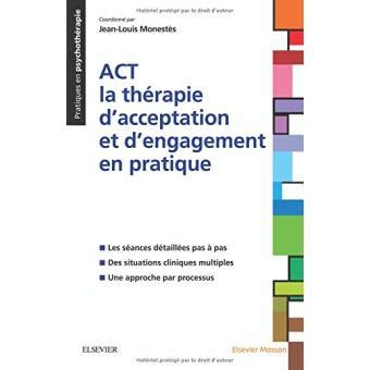 ACT la thérapie d acceptation et d engagement en pratique Les séances
