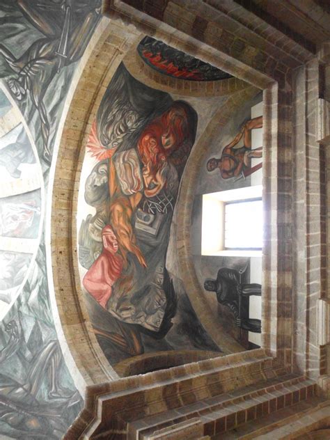 El genio del muralista José Clemente Orozco plasmado en el techo del