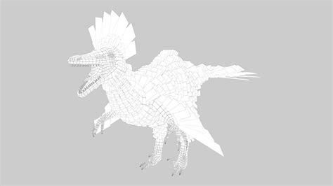 Austroraptor Rigged 3d Model 149 Ma Fbx Free3d