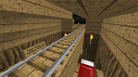 Minecart Rail Minecraft Map