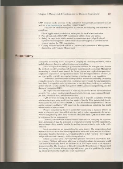 Chapter 1 Managerial Acc