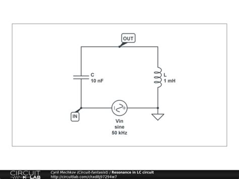 Resonance In Lc Circuit Circuitlab