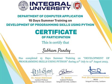 Pythonprogramming Skilldevelopment Summertraining Leaeningjourney