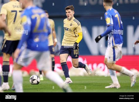 Martin Baturina Of Dinamo Zagreb Control A Ball During The Supersport