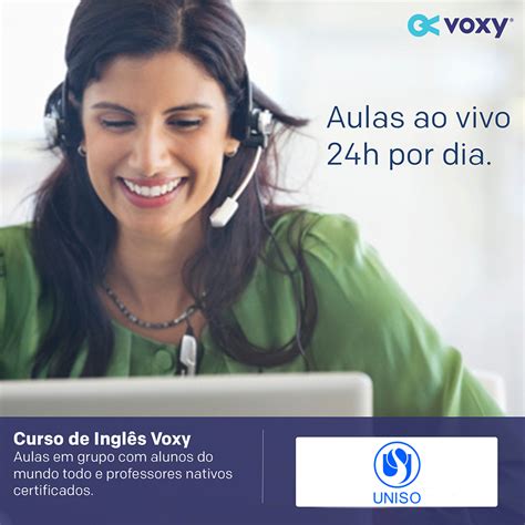 Uniso Sem Tempo Para Fazer Inglês Com A Parceria Da Uniso Com A Voxy