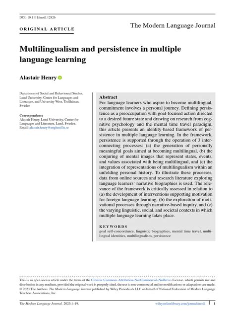 Multilingual Language Pdf Multilingualism Motivational