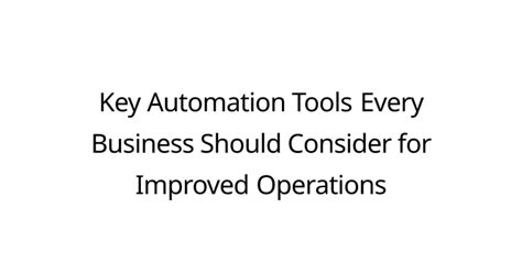 Vapourware Studios On Linkedin Key Automation Tools Every Business Should Consider For Improved Vapourware Studios On Linkedin Key Automation Tools Every Business Should Consider For Improved