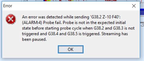 Probing Problem Alwys In Alarm Mode Issue Grbl Grbl Github
