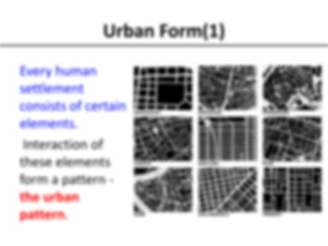Solution Urban Form In Architecture Studypool