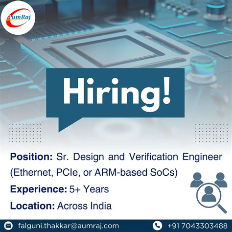 Aumraj Chipdesignengineers Vlsi Experiencecandidate Asic Ethernet