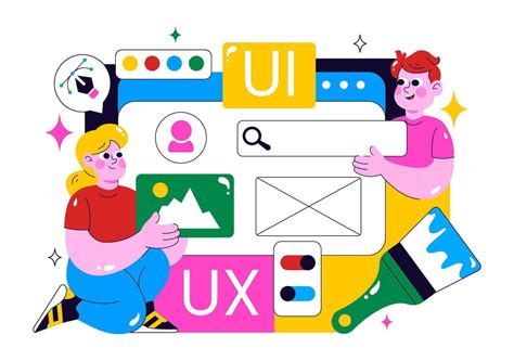 Understanding Ui And Ux Design In Digital Products 68222336 Vector Art