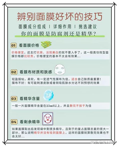 从小白进阶大佬，如何正确挑选合适面膜？ 知乎
