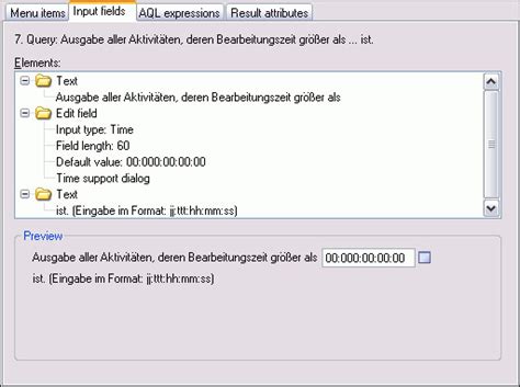 Input Fields ADOxx Org