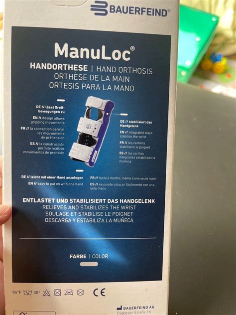 Bauerfeind ManuLoc Hand Orthosis Health Nutrition Braces Support Protection On Carousell