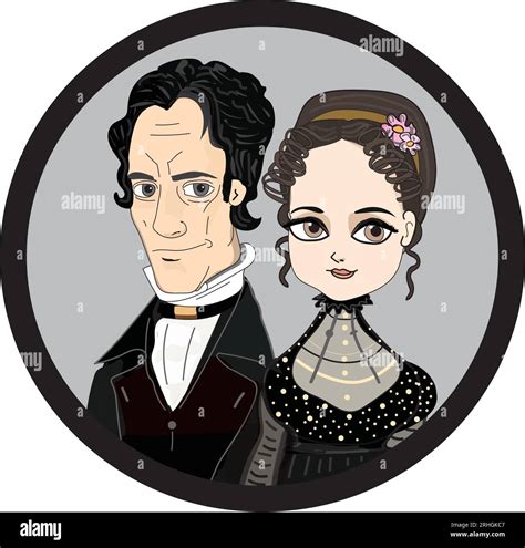 Ada Lovelace And Charles Babbage Stock Vector Images Alamy