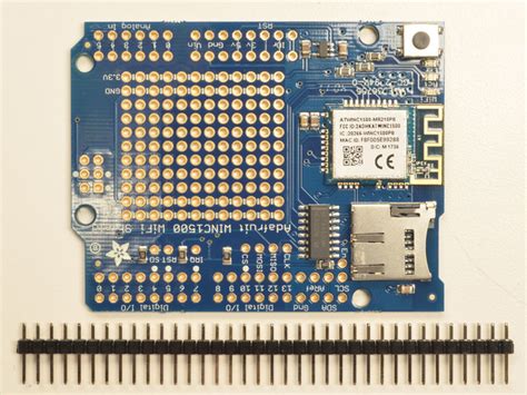 assembly adafruit winc1500 wifi shield for arduino adafruit