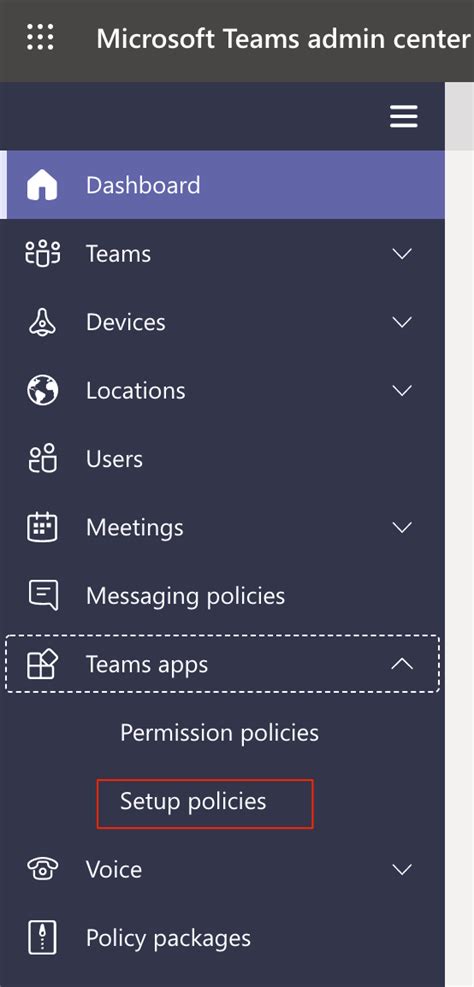 Microsoft Teams App Setup Policies Robert Schouten