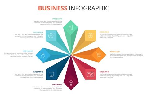 Premium Vector Business Process Chart Infographics With 8 Step