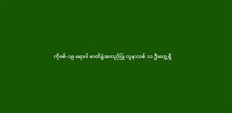 ကိုဗစ် ၁၉ ရောဂါ ဓာတ်ခွဲအတည်ပြု လူနာသစ် ၁၁ ဦးတွေ့ရှိ Myawady Webportal