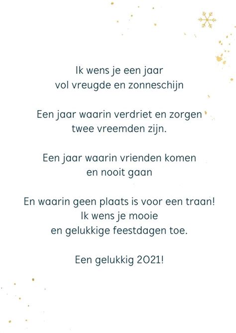Nieuwjaarskaart Met Gouden Sneeuwvlokken Kaartje2go