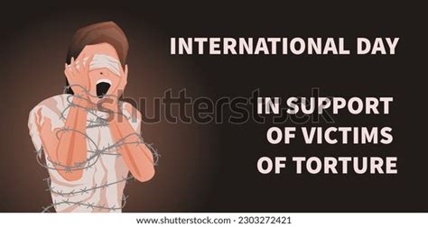 International Day Support Victims Torture Vector Stock Vector Royalty