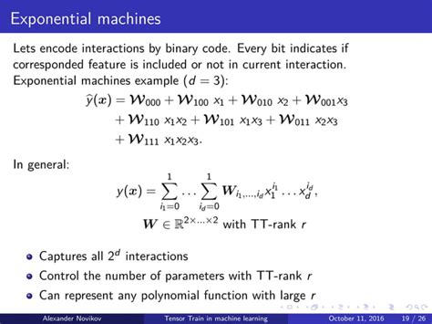 tensor train decomposition in machine learning pdf