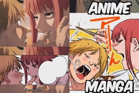 12 Potret Beda Adegan Ikonik Chainsaw Man Di Anime Vs Manga