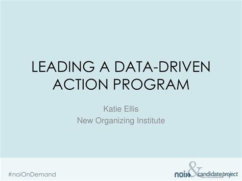 Ppt Leading A Data Driven Action Program Powerpoint Presentation