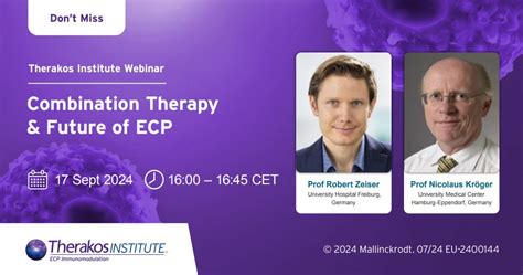 Therakos Institute On Linkedin Therakosinstitute Gvhd Ecp Webinar
