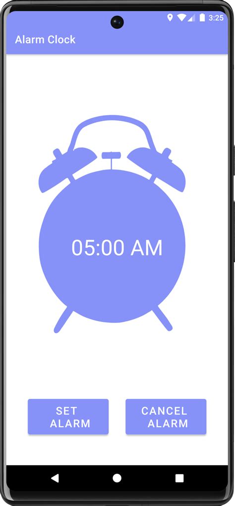 Alarm Clock With Notifications In Android Studio Using Java Alarm