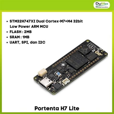 New Product Arduino Portenta H7 Lite Original Digiware