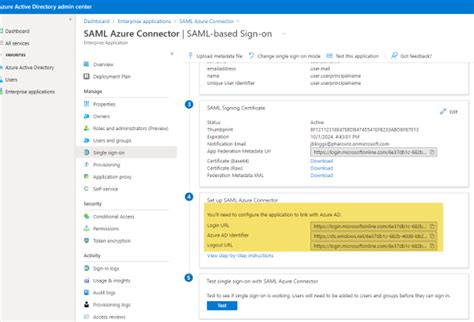 Configuring Saml Based Single Sign On Sso In Microsoft Entra Id
