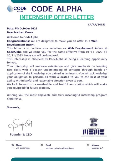 Pratham Verma On Linkedin Codealpha Webdevelopment Internship Codealphainternship