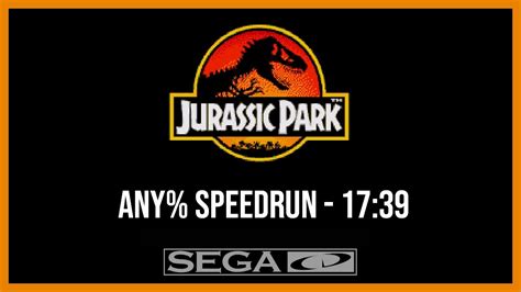 World Record Jurassic Park Sega Cd Any 1739 Youtube