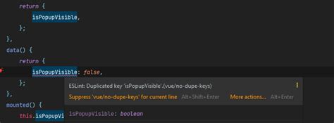 Nuxt Vue No Dupe Keys Disallows TypeScript And Default Params Support