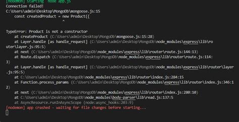 Nodejs I Am Unable To Connect My Mongodb With Vs Code Stack Overflow