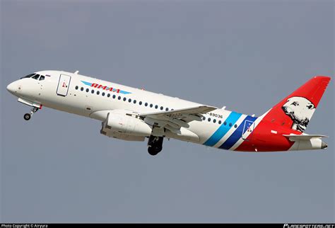 RA Yamal Airlines Sukhoi Superjet LR Photo By Airyura ID