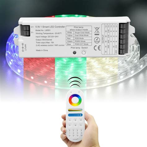 In Single Color Dual White RGB RGBW Rgbcct Smart LED Controller FG LM China LED
