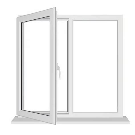 Rectangular White Upvc Casement Window Frame Grade Of Material Class