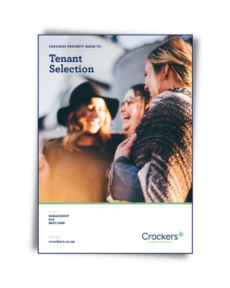 Tenant Selection Guide Property Management Crockers