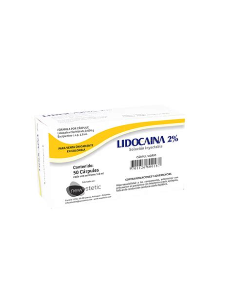 Lidocaína 2 Dotarmedica