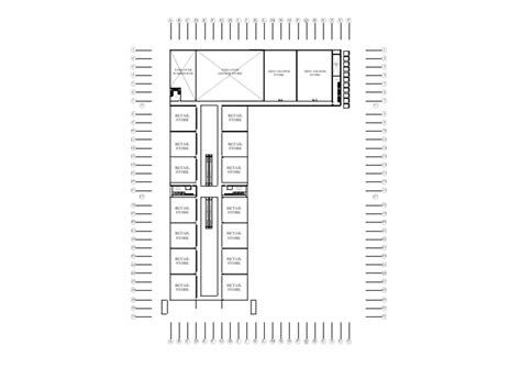 Retail Store Floorplan Grid Layout Pdf