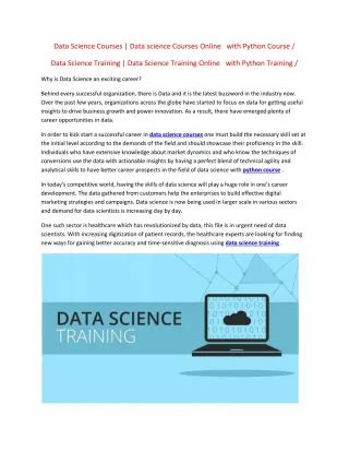 Ppt Python For Data Science Python Data Science Tutorial Data Science Certification