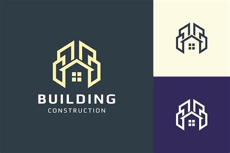 Interlocking Geometric Structures Symbolize Building Construction