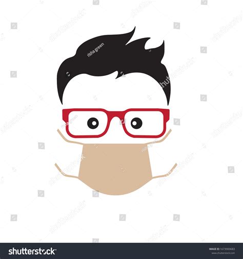 Doctor Face Vector Illustration Man Medical Stock Vector (Royalty Free ...