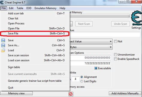Cheat Engine View Topic Trouble With Cheat Engine And Bin Save Files