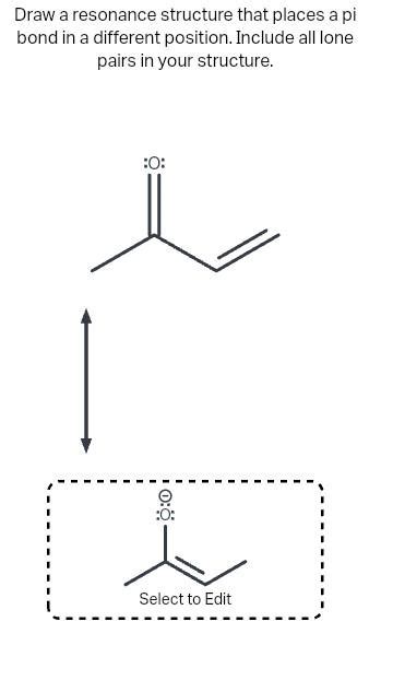 Solved Draw A Resonance Structure That Places A Pi Draw A