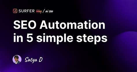 SEO Automation In Simple Steps